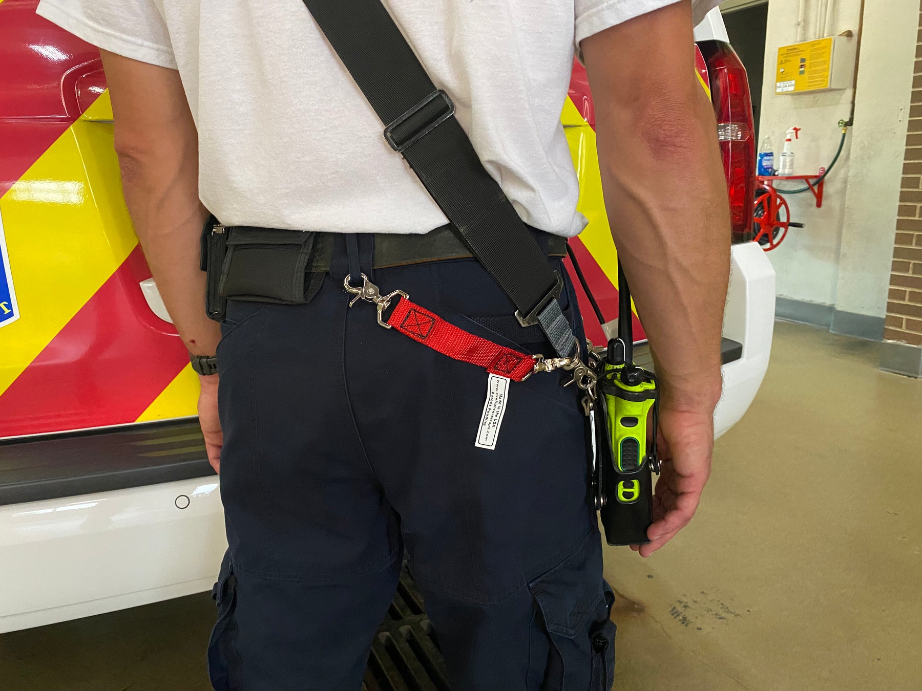 Radio Anti-Sway Strap - FFRASS – Firefighter Straps Inc.